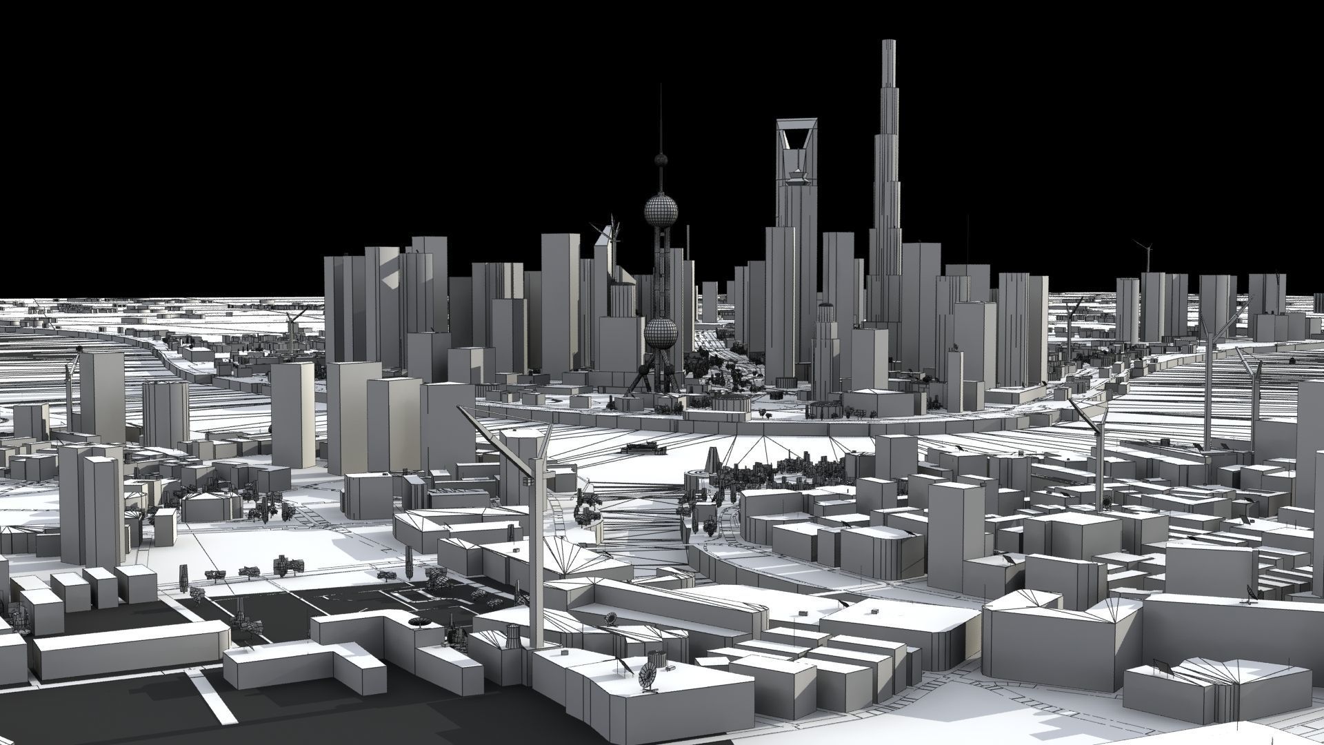 Shanghai City China 3D model | CGTrader