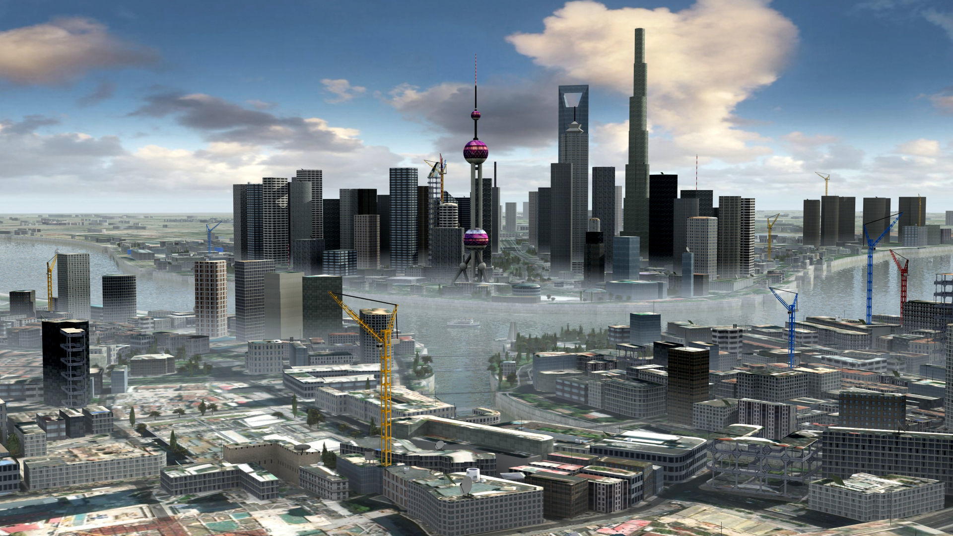 Shanghai City China 3D model | CGTrader