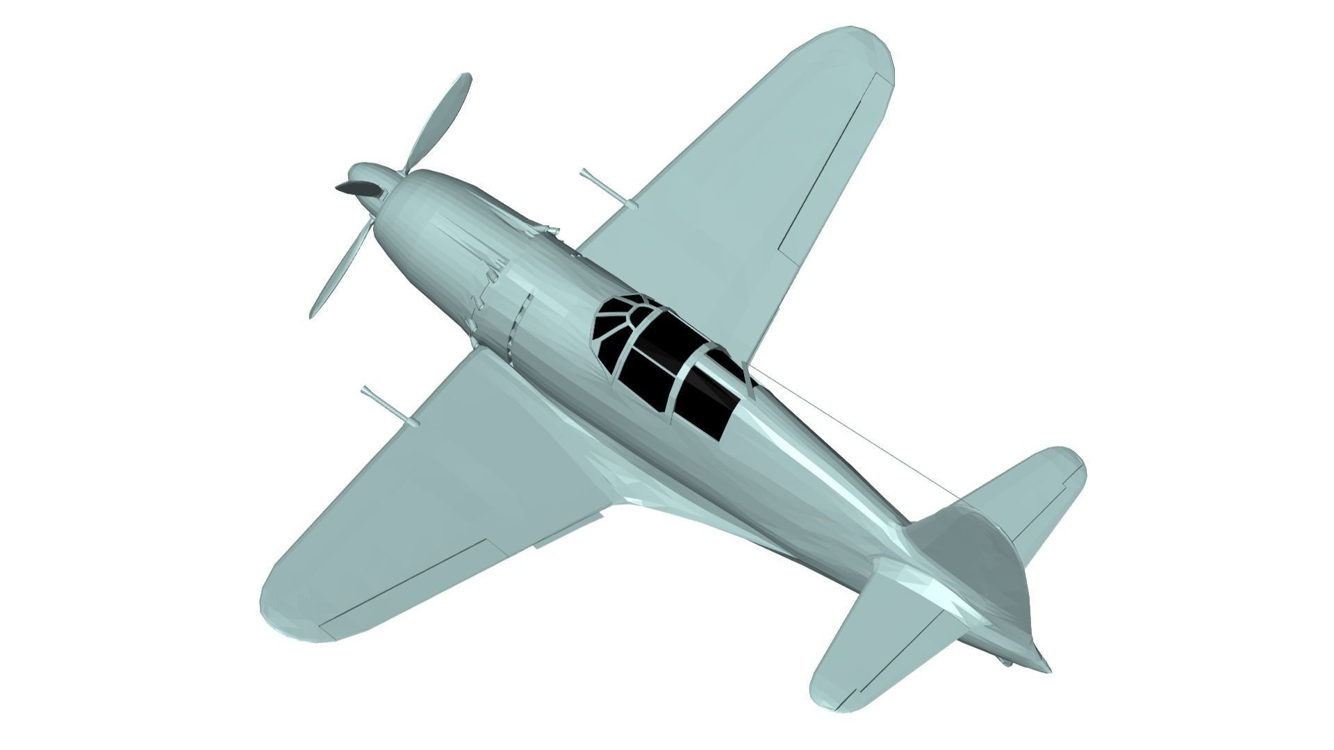 Mitsubishi J2M 3D model | CGTrader