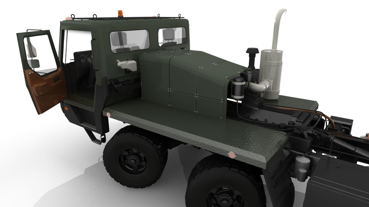 KRAZ -7634 3D model rigged | CGTrader