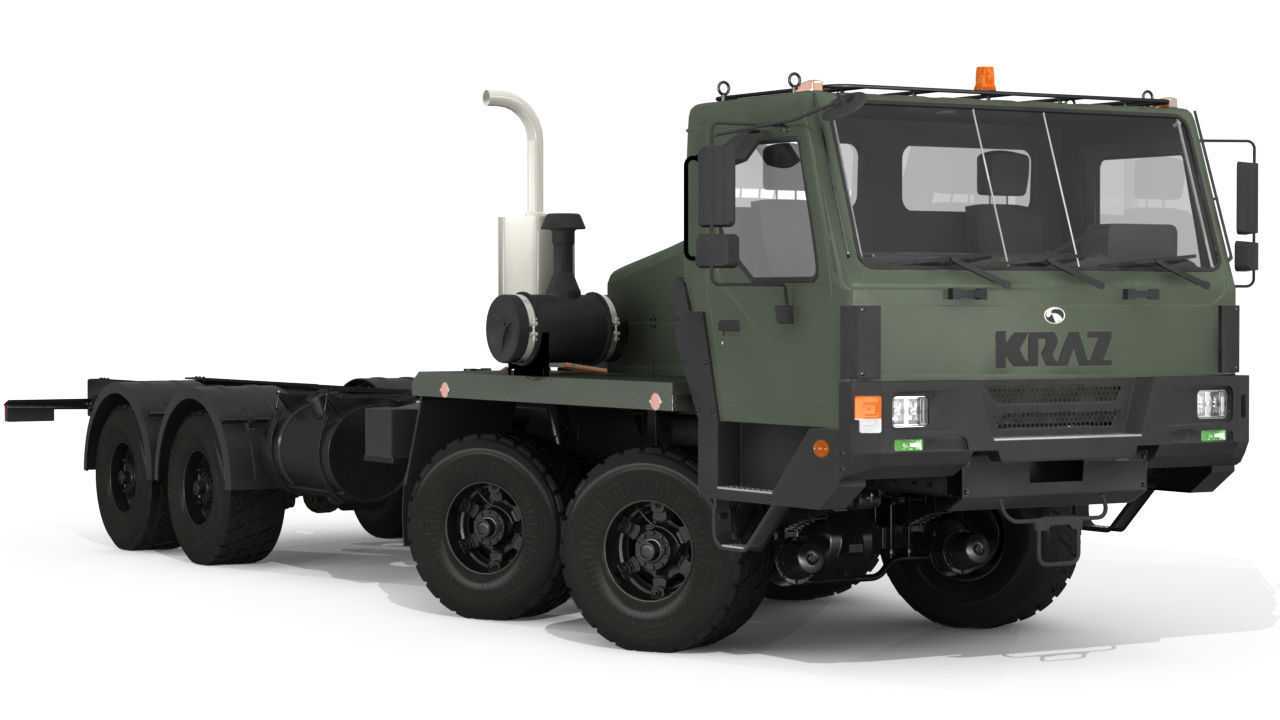 KRAZ -7634 3D model rigged | CGTrader