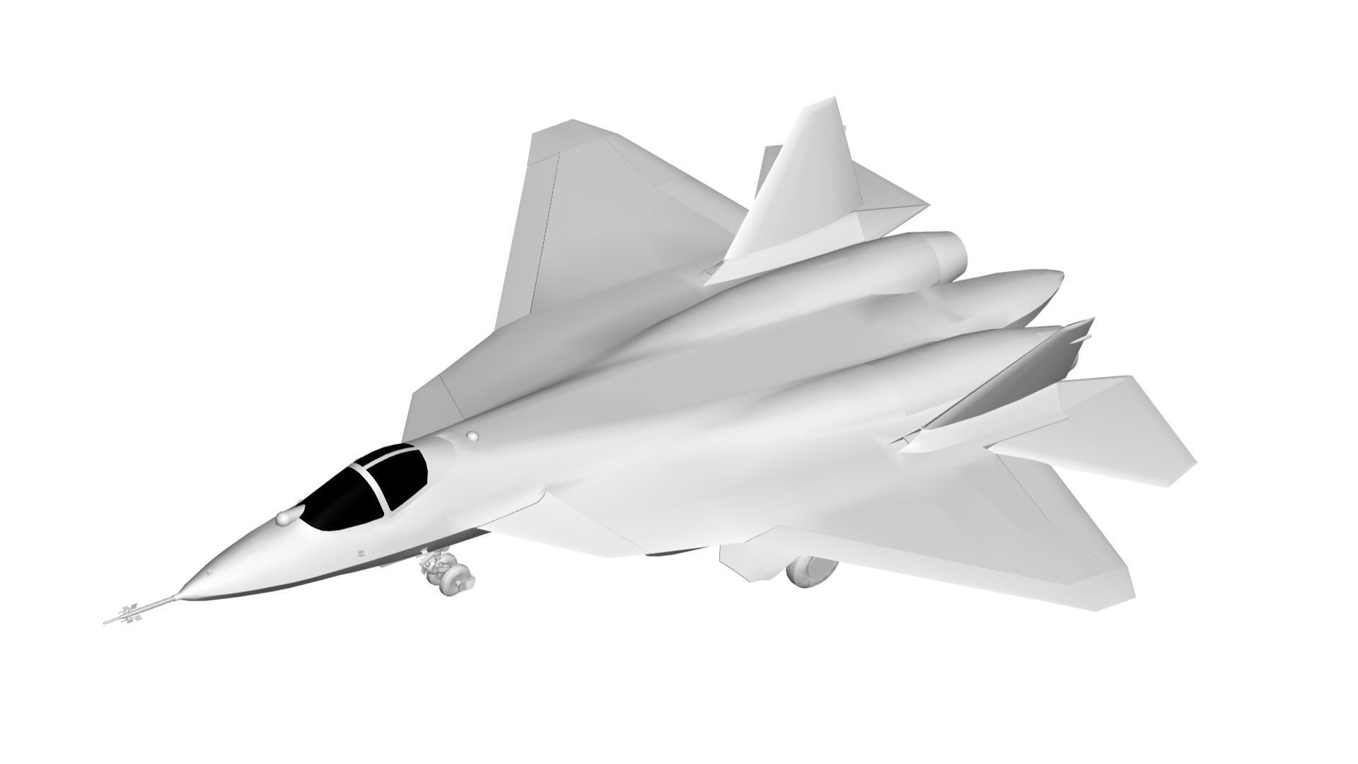 Sukhoi T-50 3D model | CGTrader