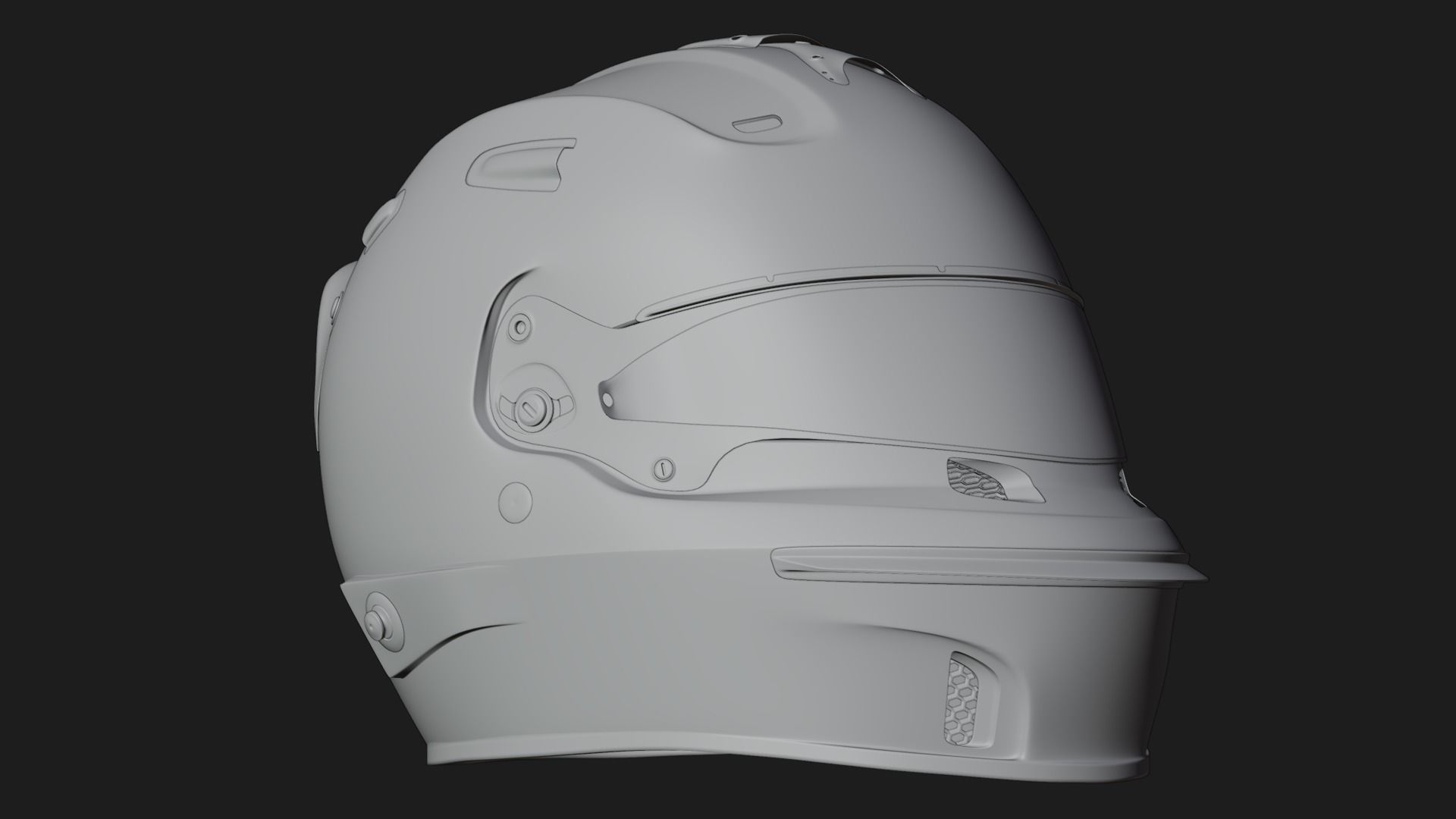 Racing Helmet free 3D model | CGTrader