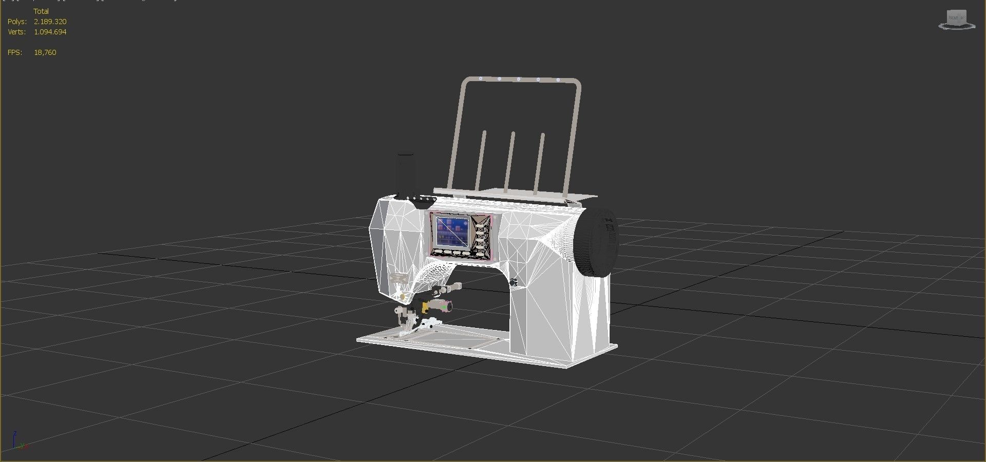 Sewing Machine 3D model animated | CGTrader