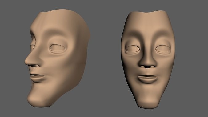 Cartoon Face free 3D model | CGTrader