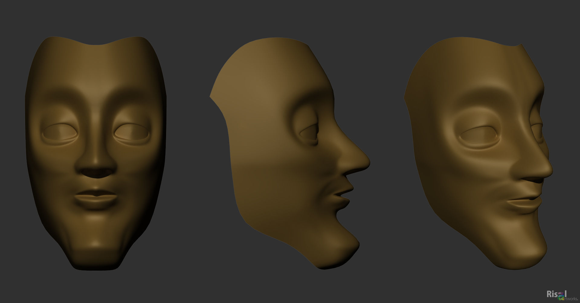 Cartoon Face free 3D model | CGTrader