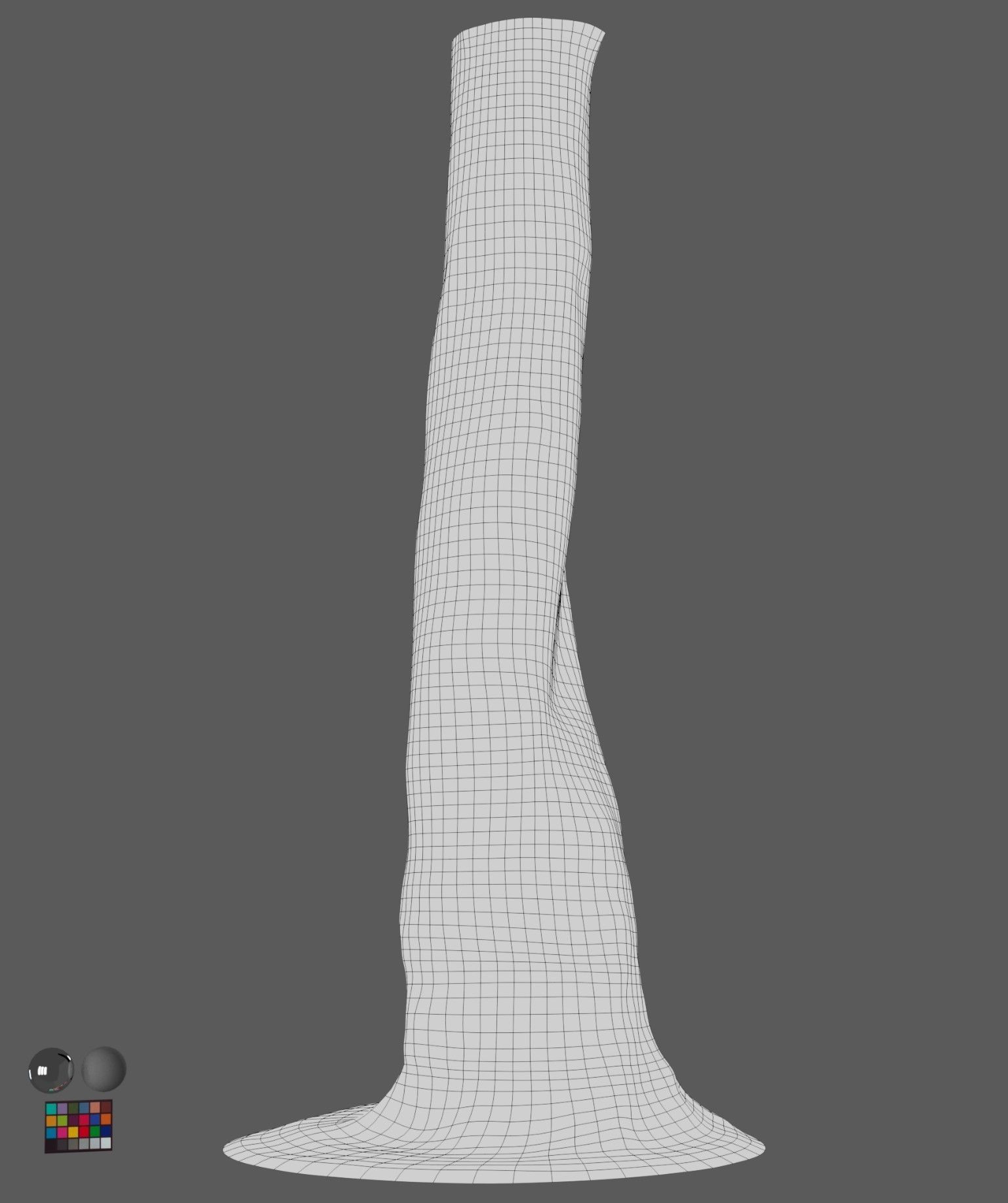 3D model Gum tree trunk photogrammetry low and high VR / AR / low-poly ...