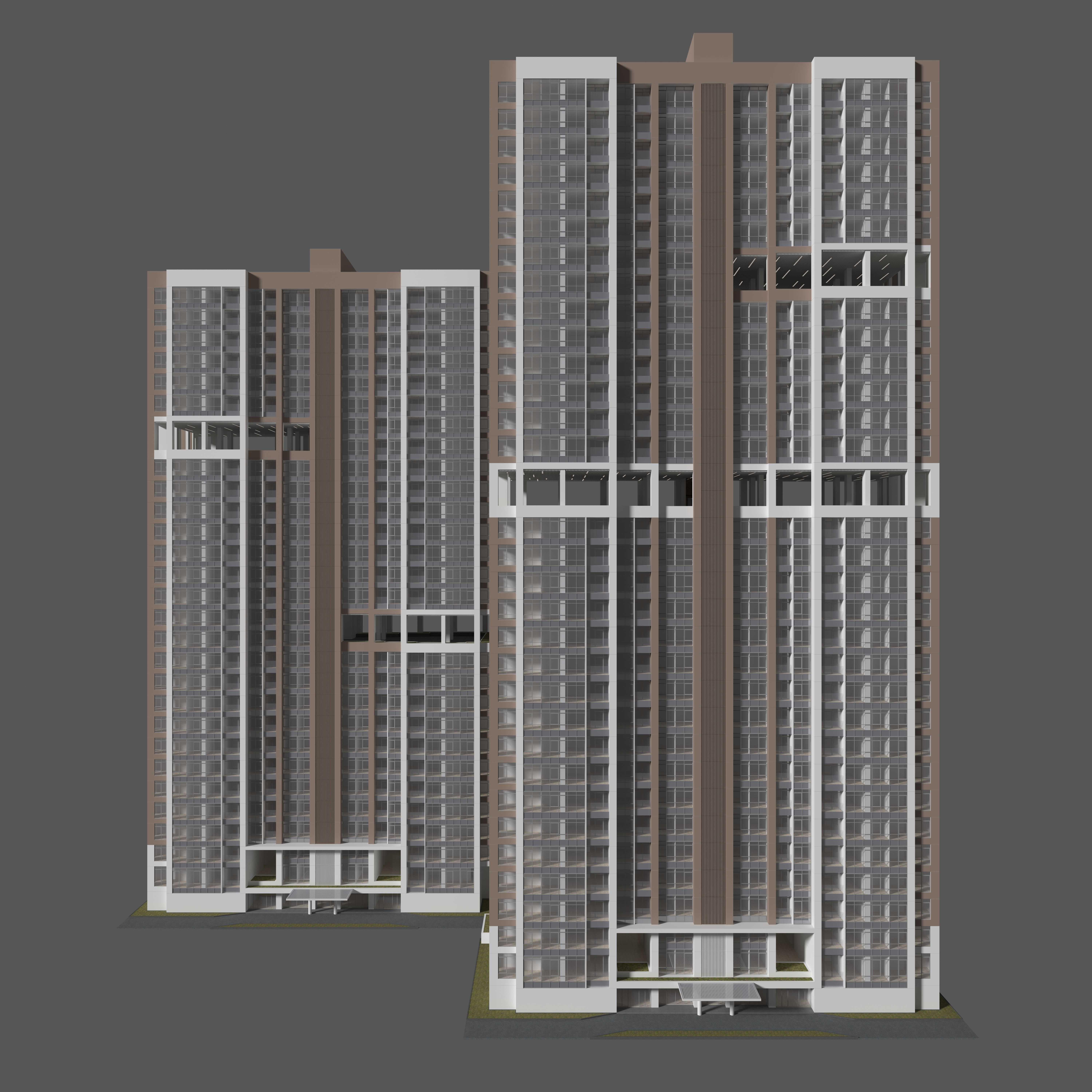 Tower Apartment 2 3D model | CGTrader