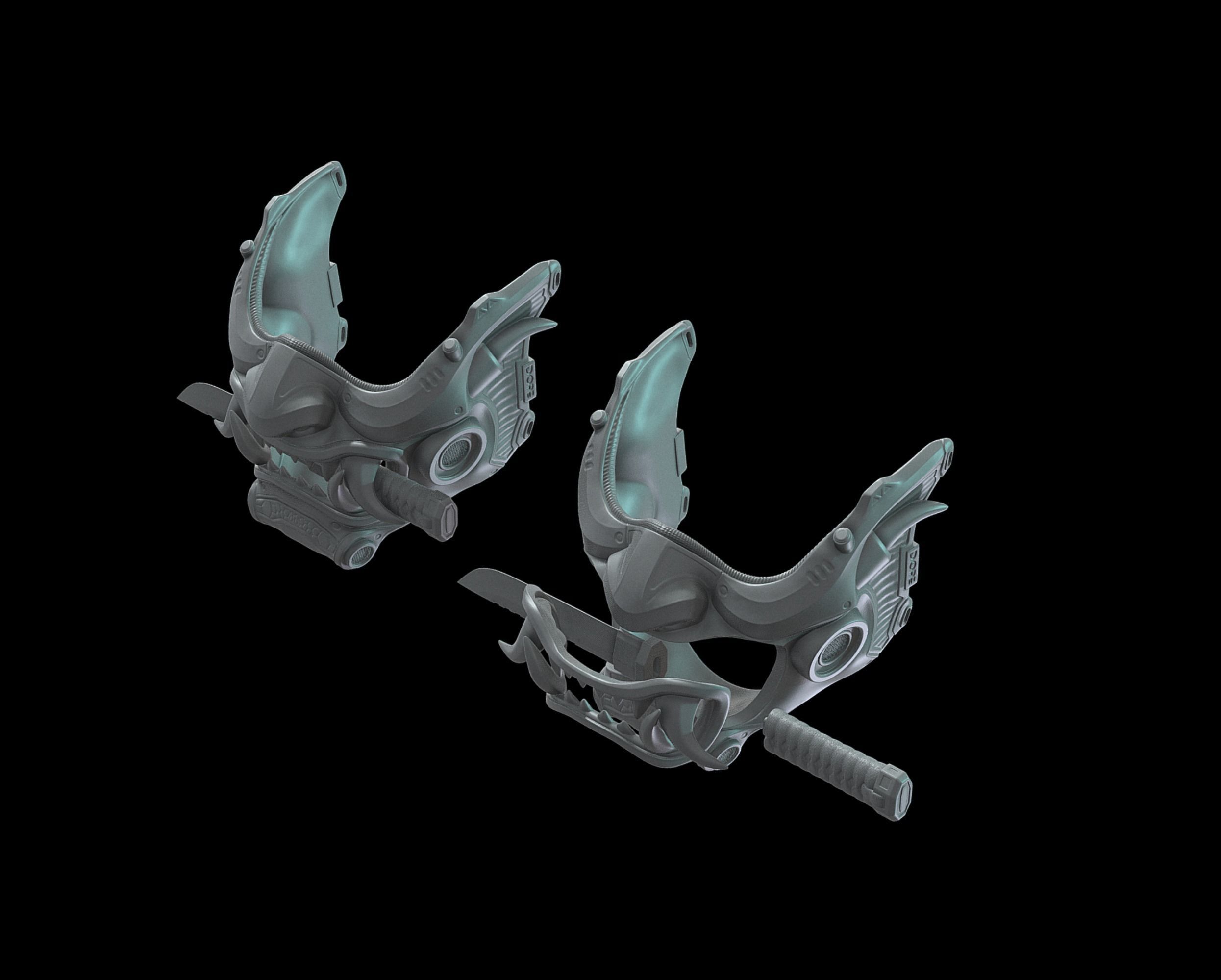 Katana Mask 3D model 3D printable | CGTrader