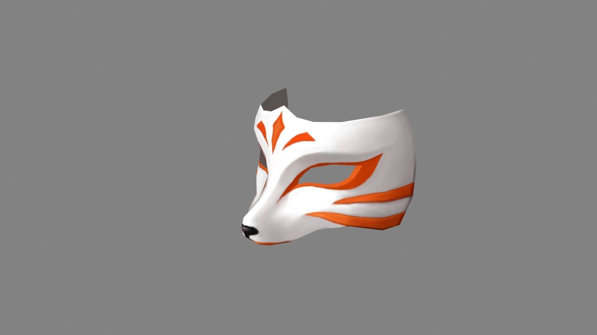 3D model fox mask VR / AR / low-poly | CGTrader