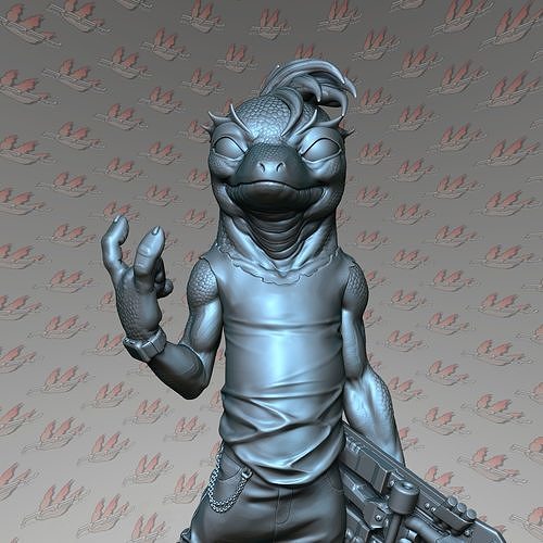 Mondo Gecko 1-24 3D model 3D printable | CGTrader