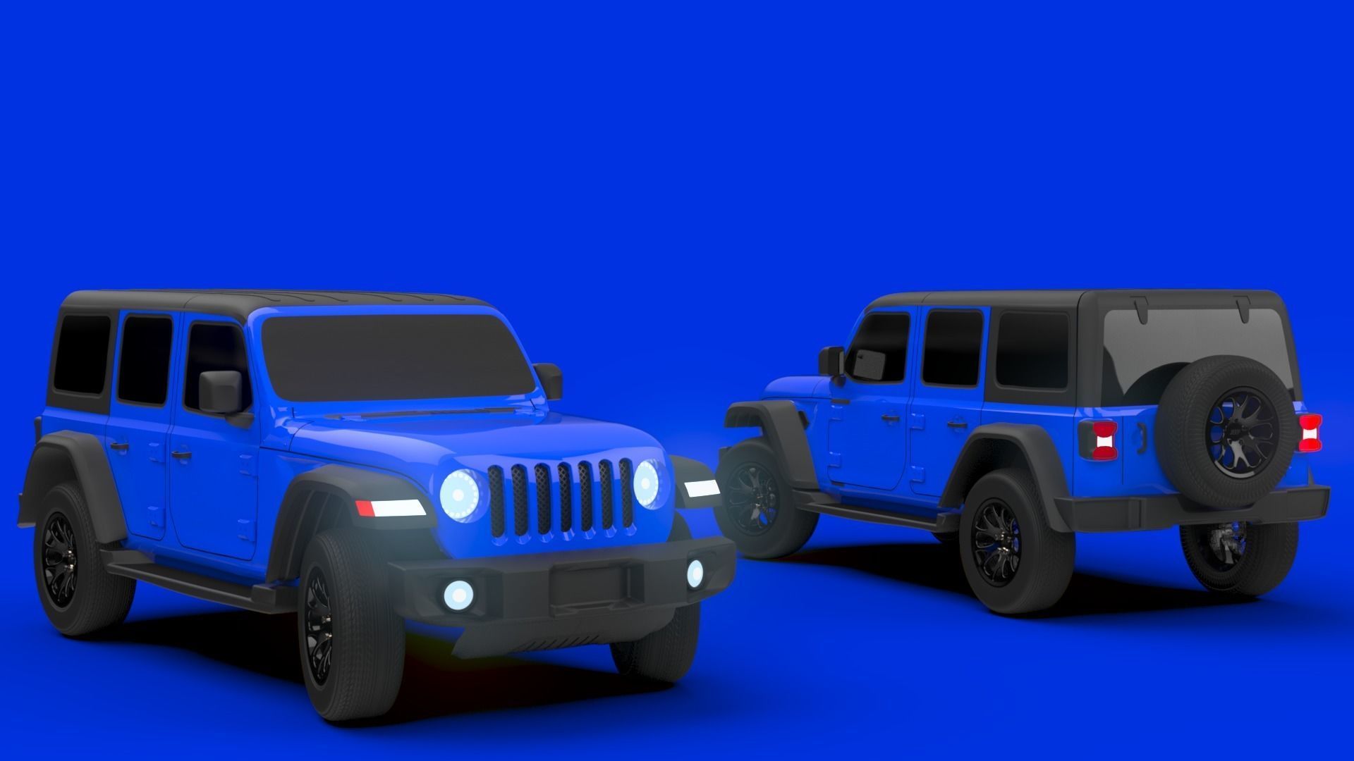 CAD model of JL JEEP WRANGLER 2018 3D model | CGTrader