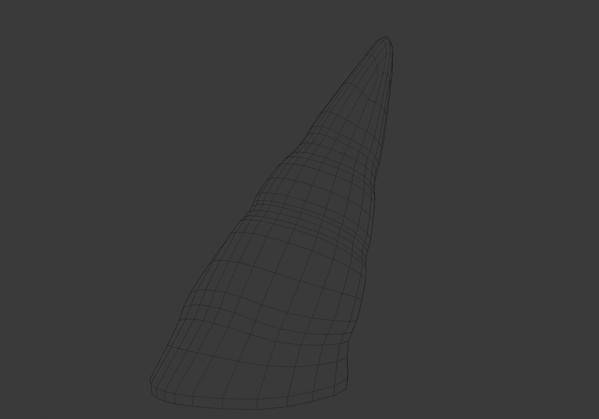 simple sharp horn 3D model | CGTrader