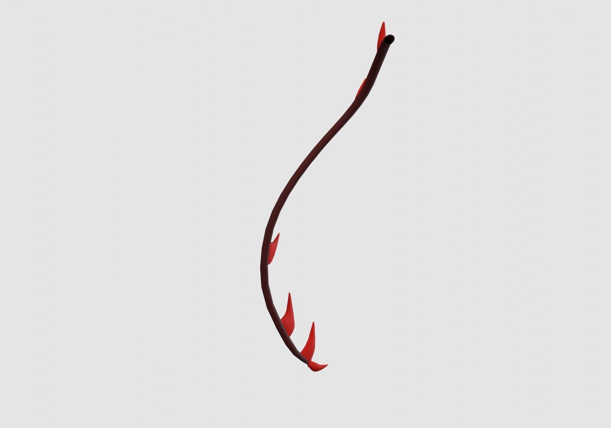 cartoon devil tail 3D model | CGTrader