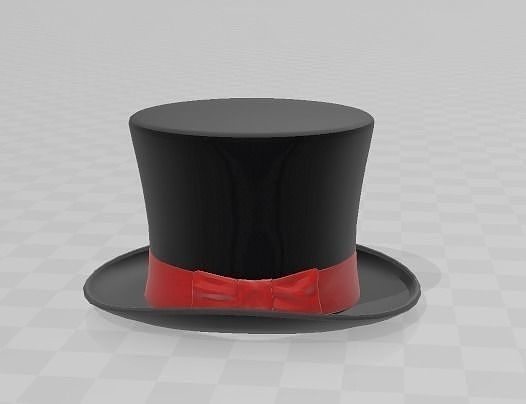 Top Hat 3D model 3D printable | CGTrader