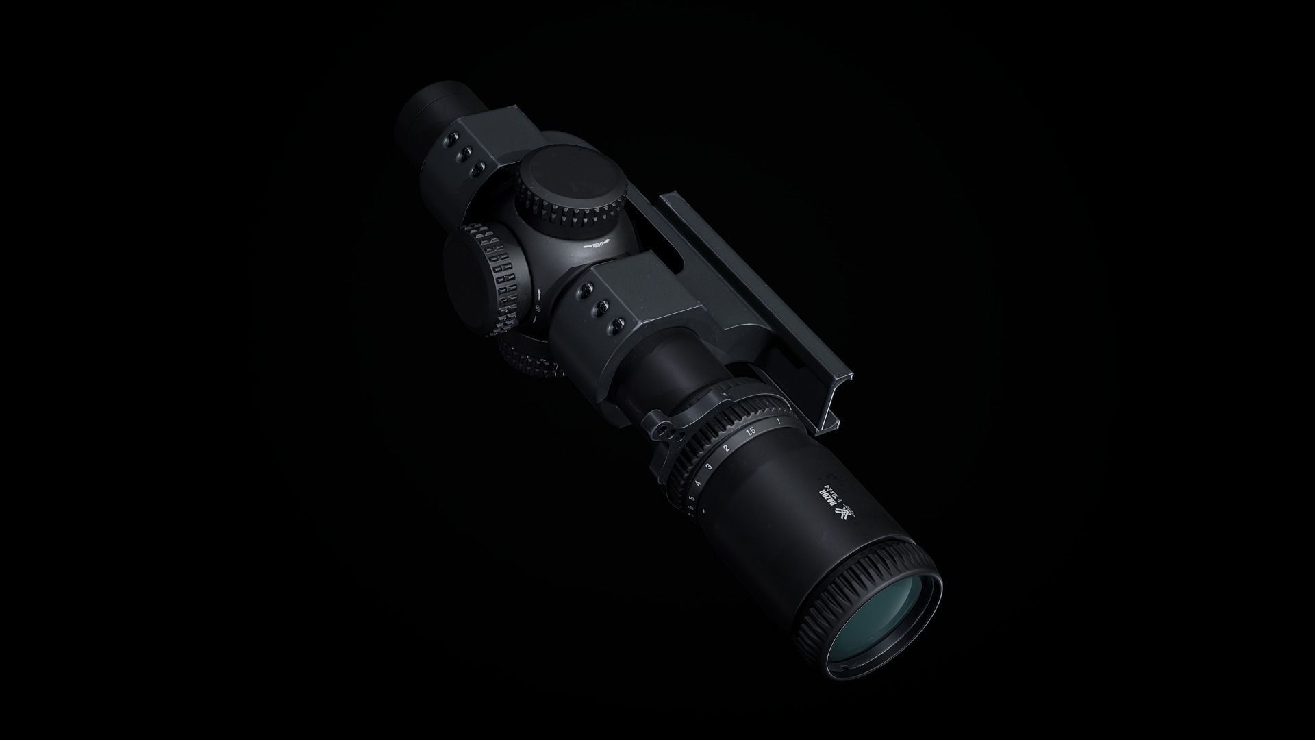 3D model Vortex Razor HD 1-10x Scope PBR VR / AR / low-poly | CGTrader