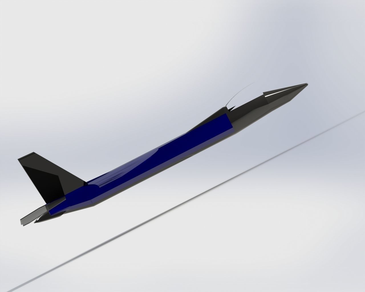 Model airplane design trying 3D model | CGTrader