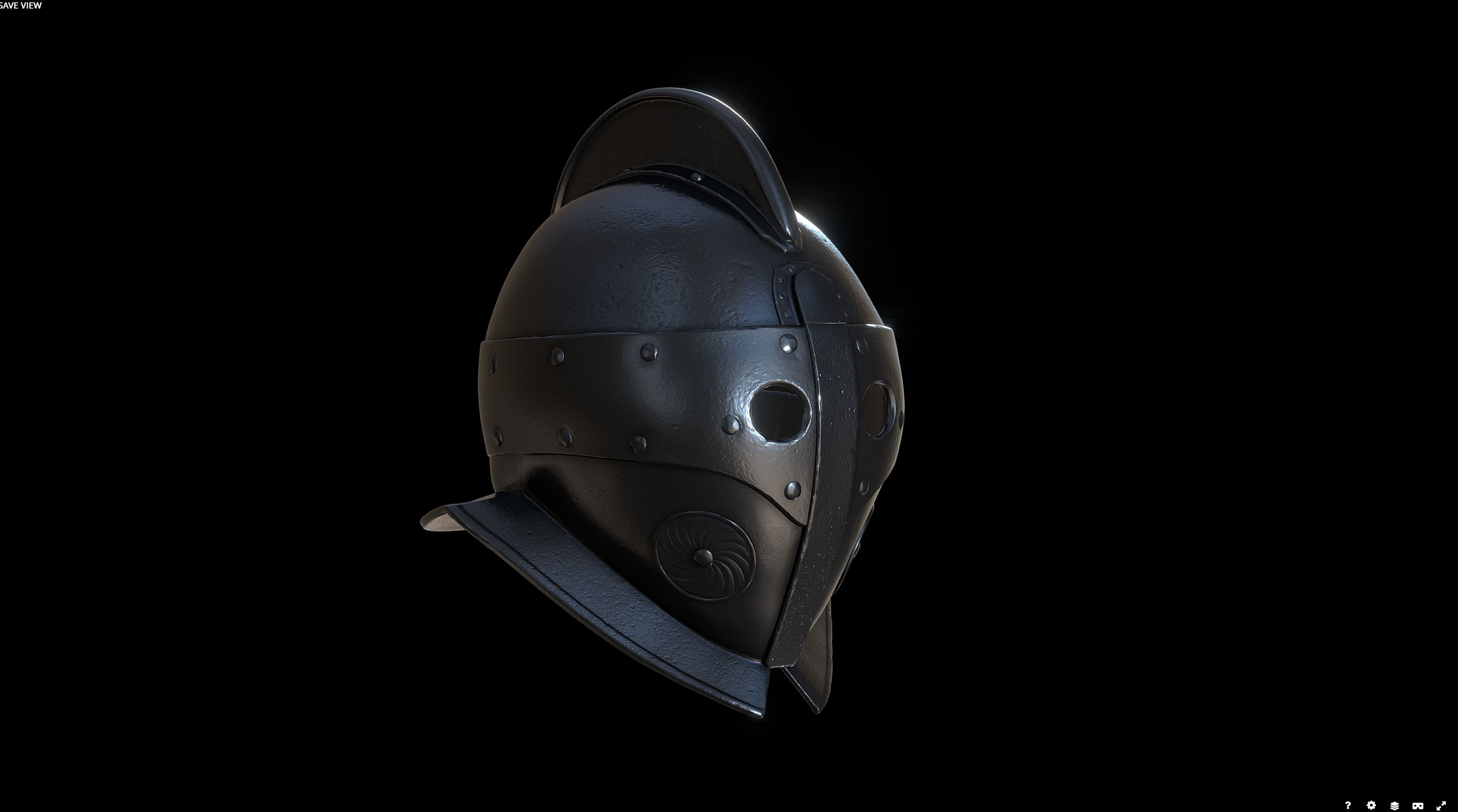 Gladiator Helmet - Secutor 3D model | CGTrader
