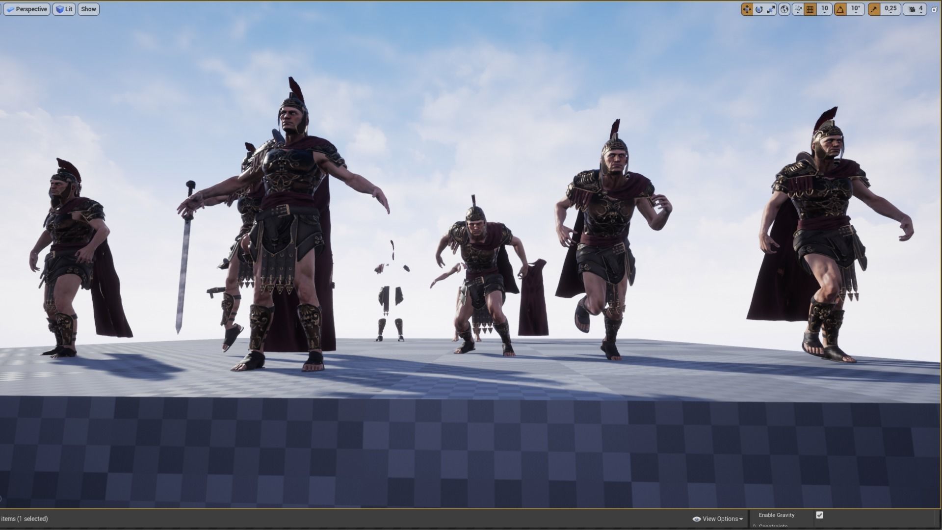 3D model ROMAN LEGION OFFICER VR / AR / low-poly | CGTrader