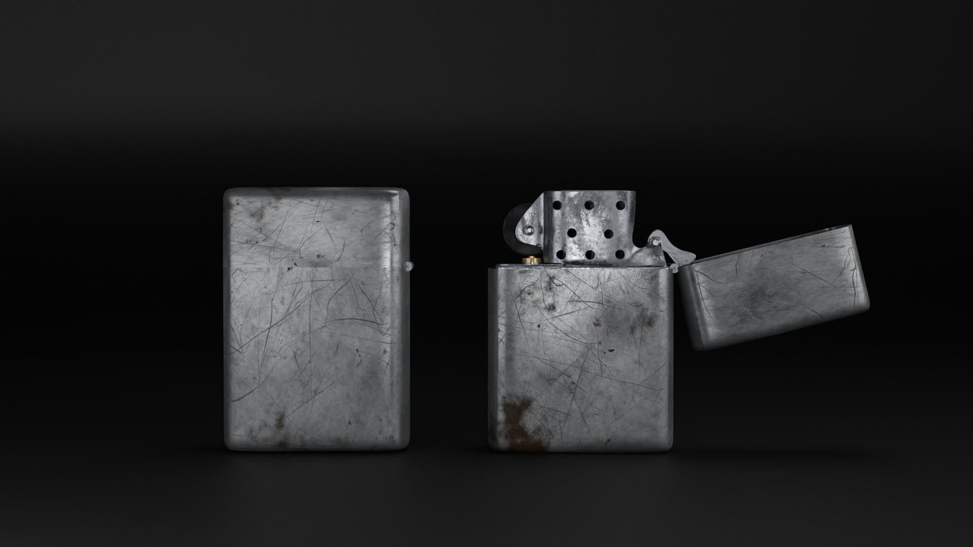 Zippo lighter 3D model | CGTrader