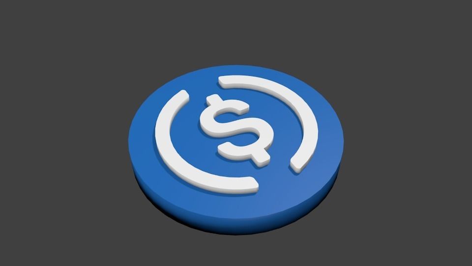 USDC LOGO 3D model | CGTrader