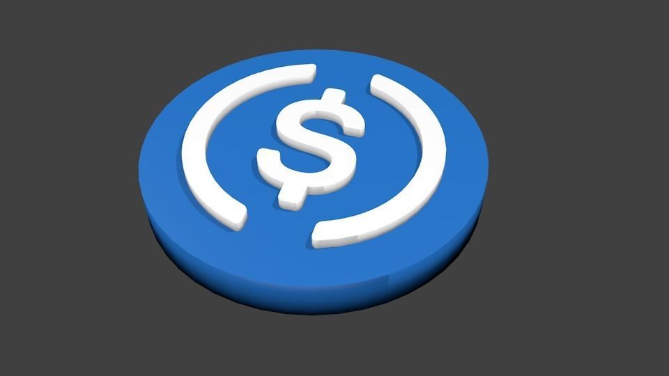 USDC LOGO 3D model | CGTrader