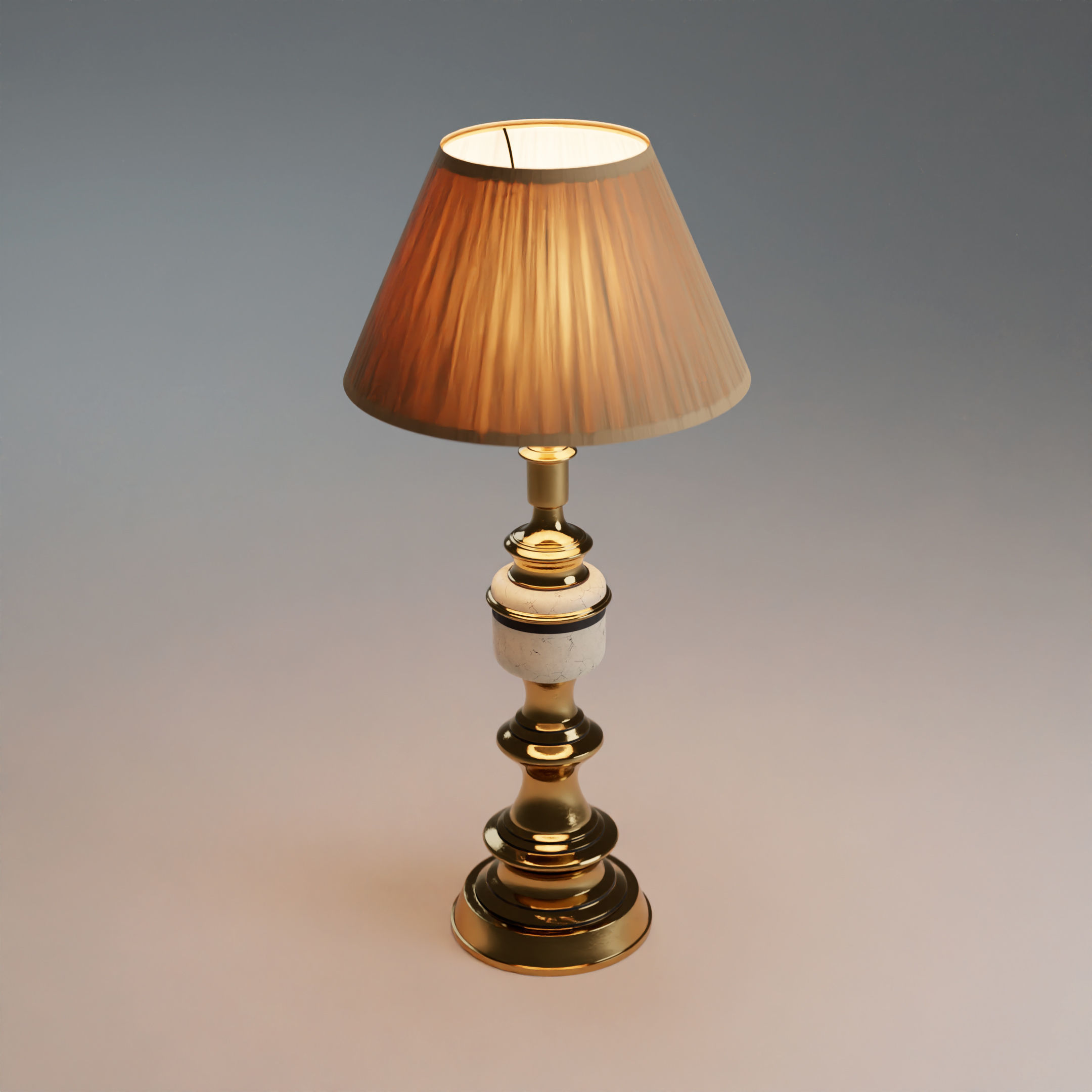Photorealistic Vintage 1930s Stiffel Table Lamp 3D model | CGTrader