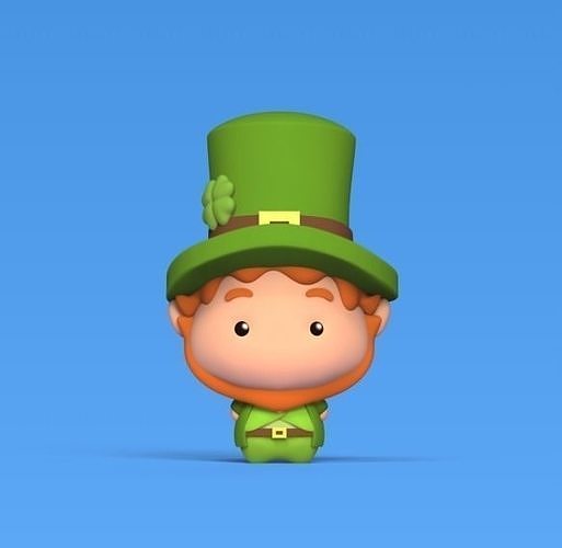 St Patrick 3D model 3D printable | CGTrader