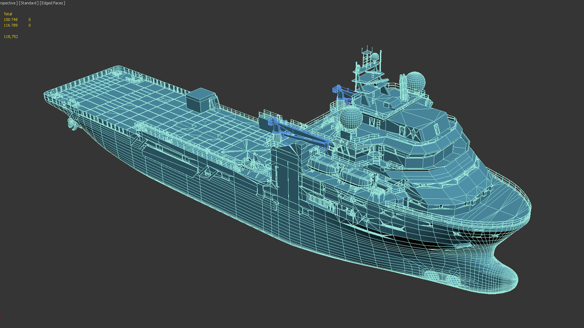 Offshore Platform Supply Vessel 3D model | CGTrader