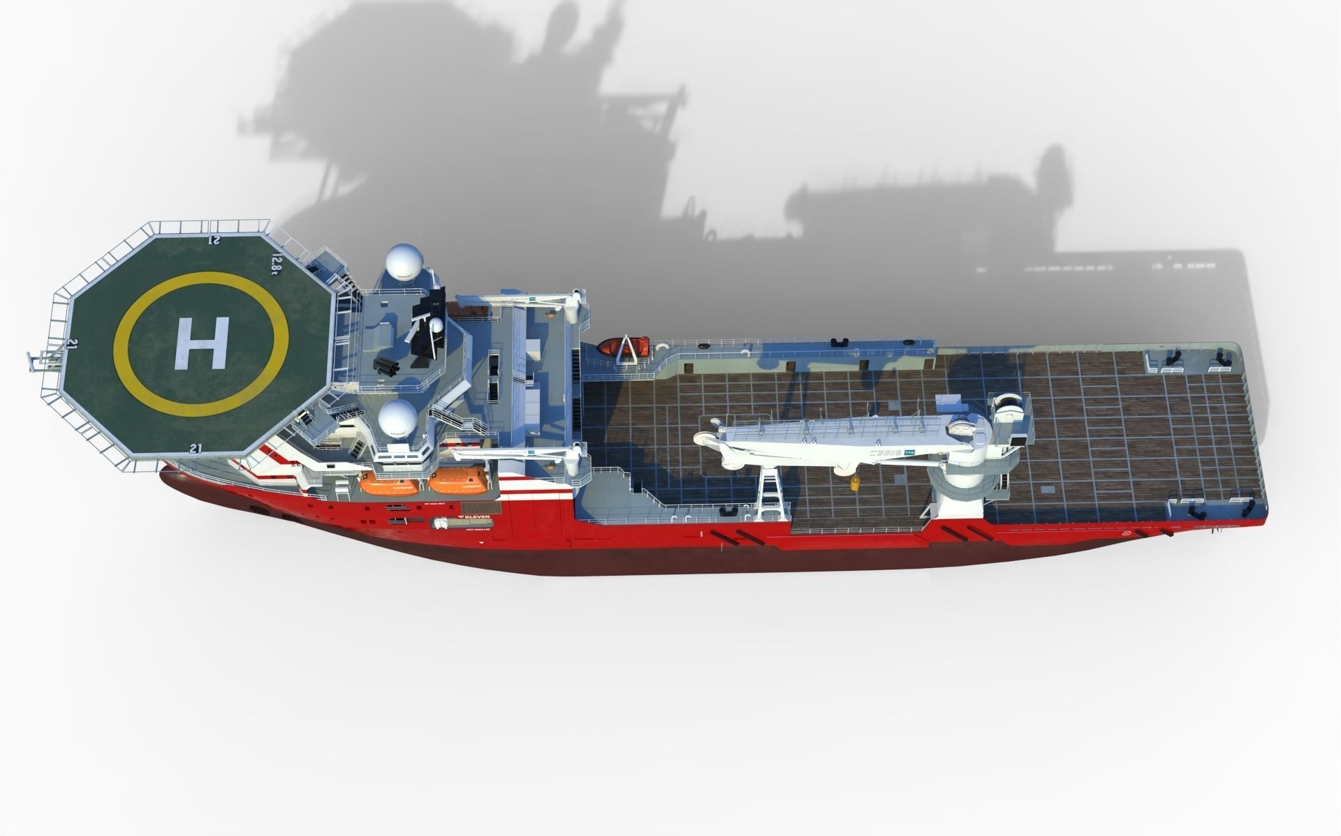 Offshore Platform Supply Vessel 3D model | CGTrader