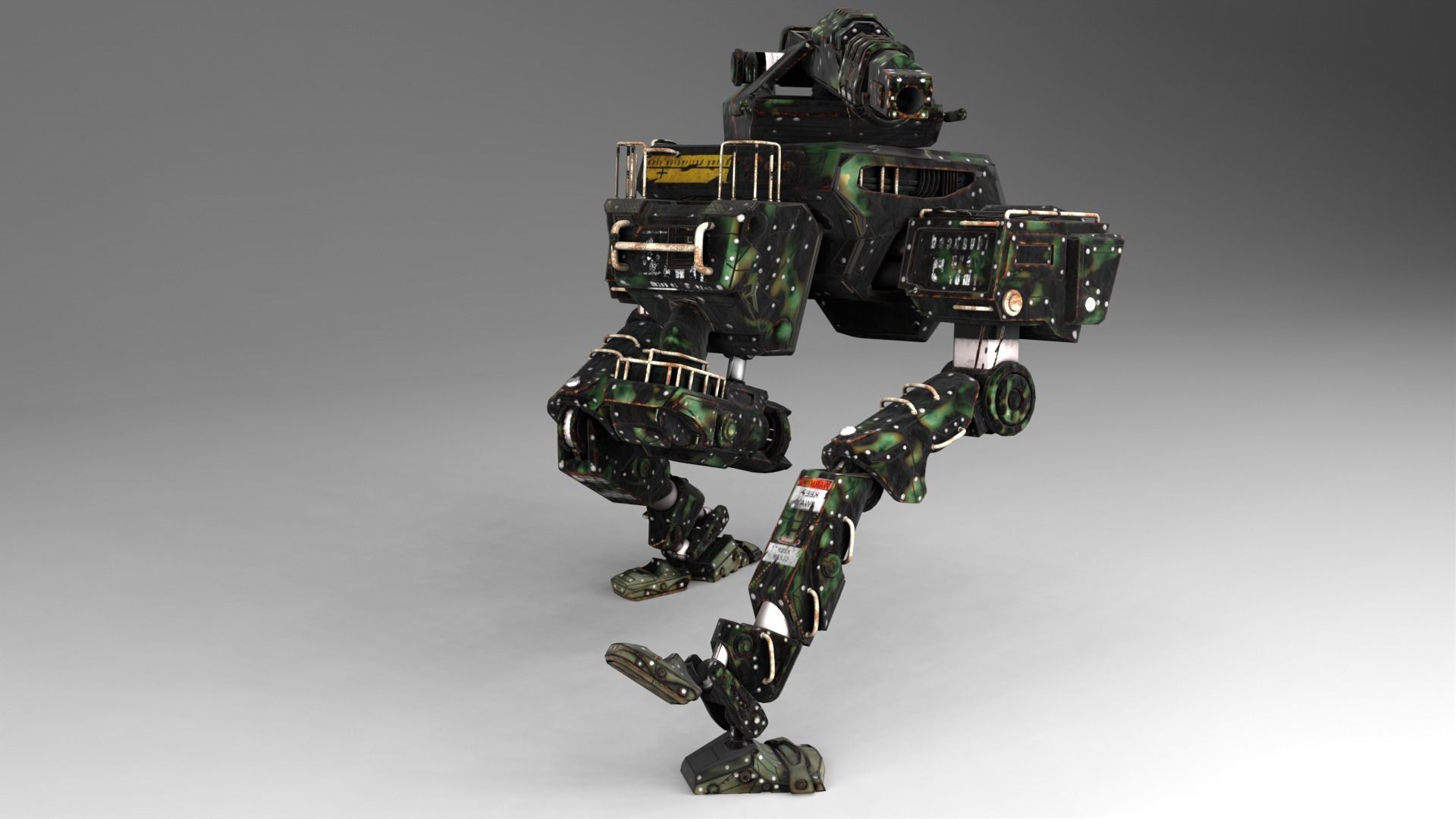 3D model Mech Tank VR / AR / low-poly | CGTrader