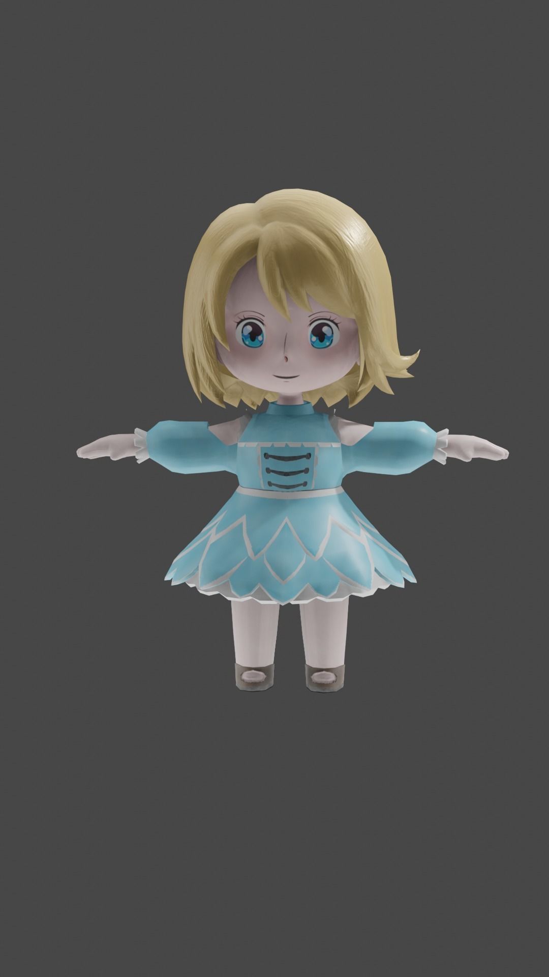 3D model charector chibi VR / AR / low-poly | CGTrader