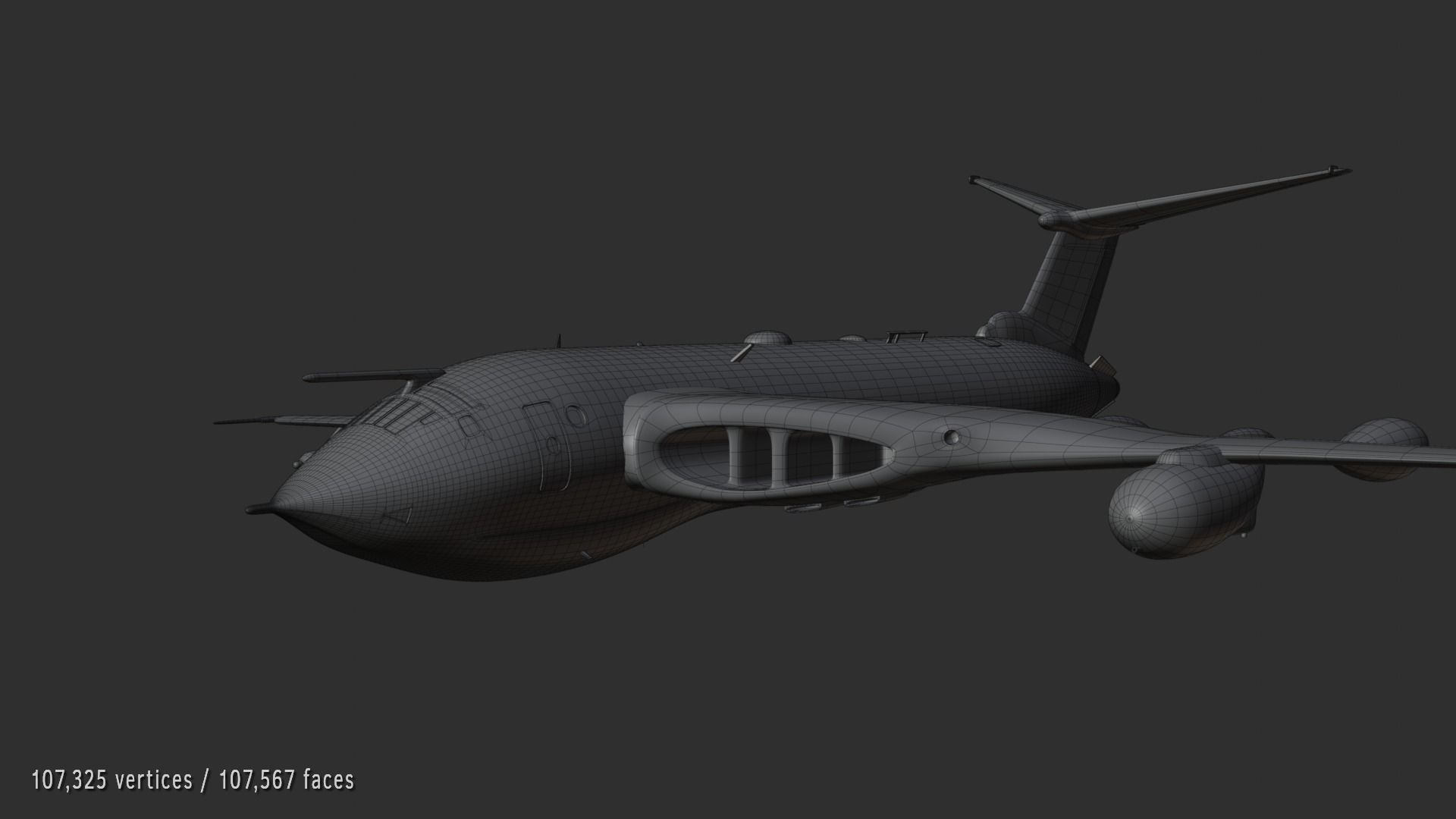 Handley Page Victor K2 tanker 3D model animated rigged | CGTrader