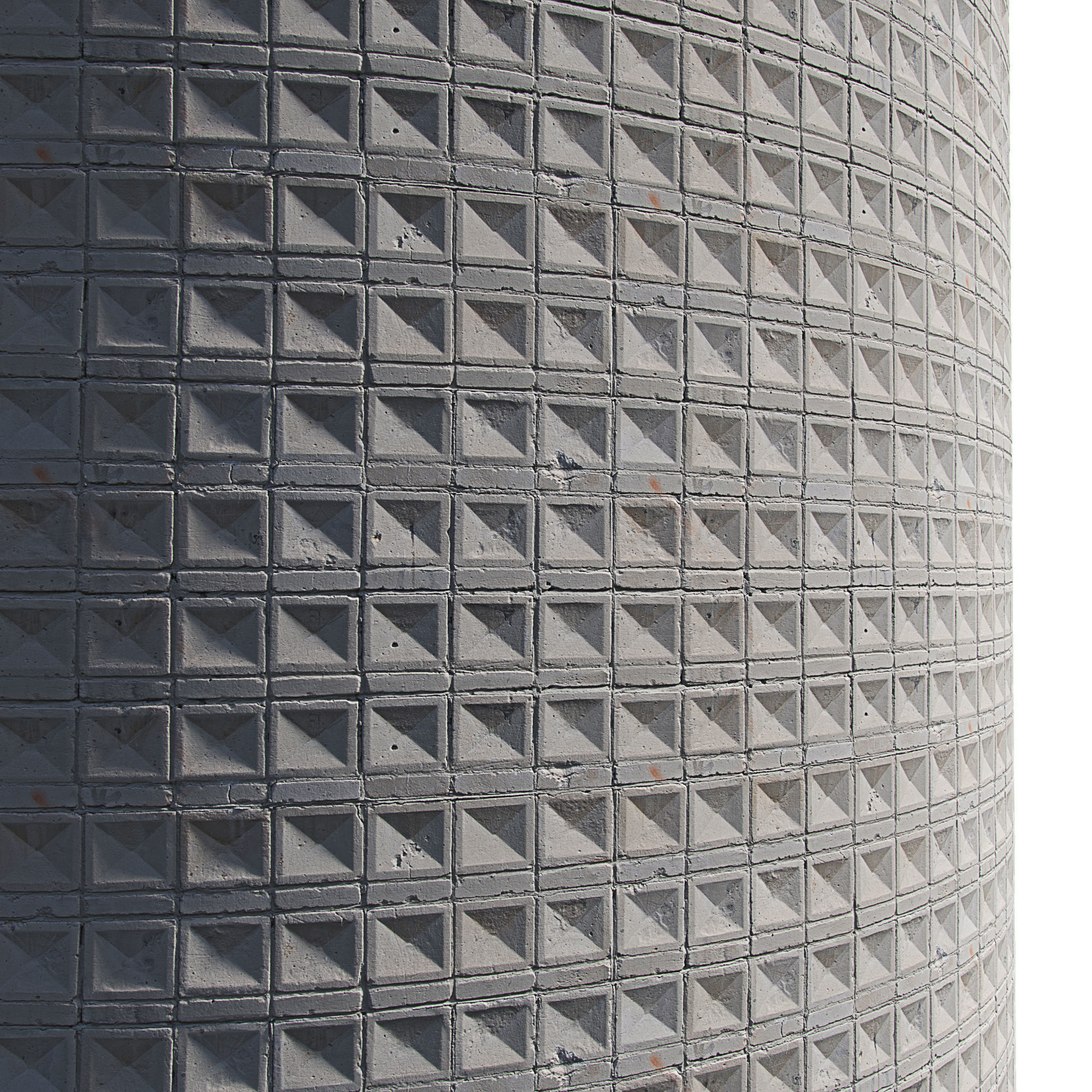 Concrete wall 3D model | CGTrader