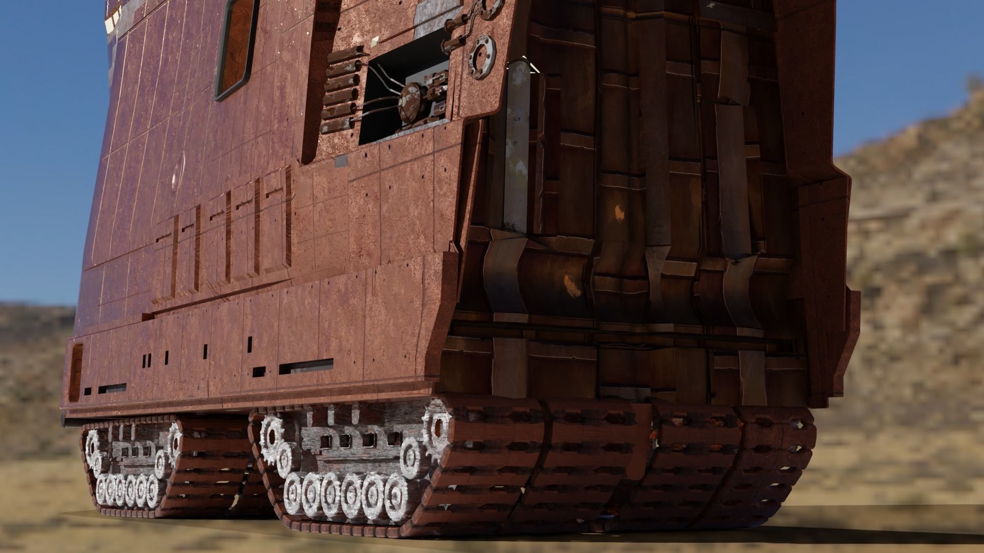 star wars sandcrawler 3D model | CGTrader