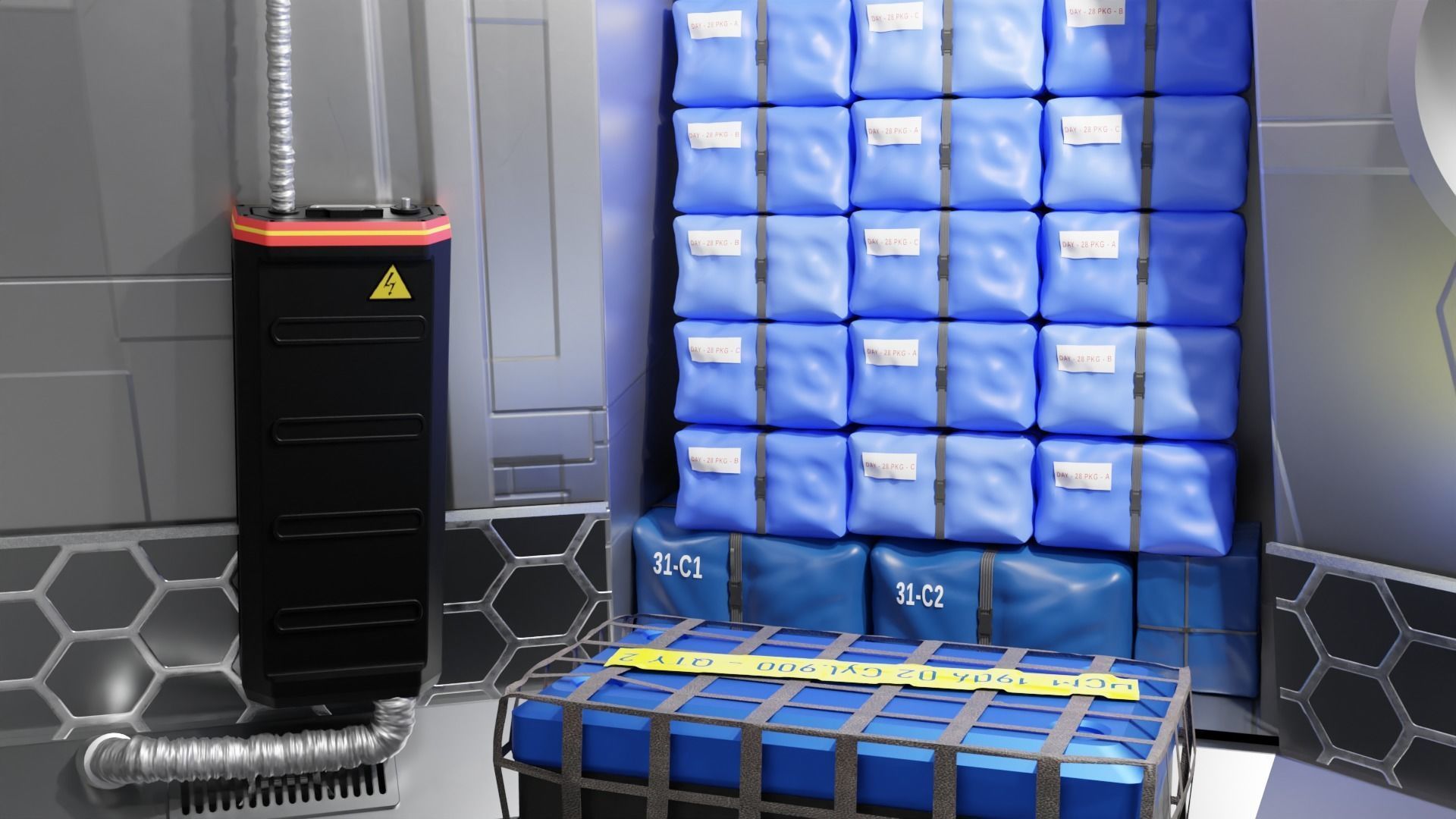 Sci-fi Space Pod 3D model | CGTrader