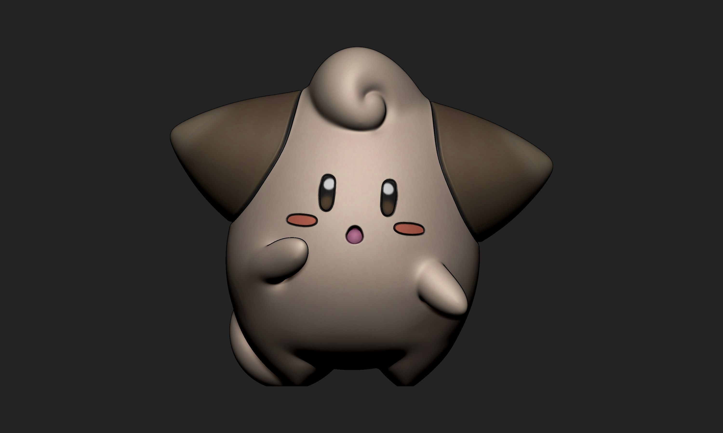 Pokemon - Cleffa with 2 different poses 3D model 3D printable | CGTrader
