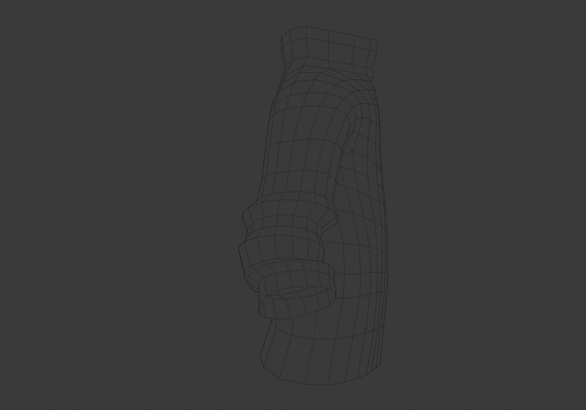 gray cartoon jacket 3D model | CGTrader