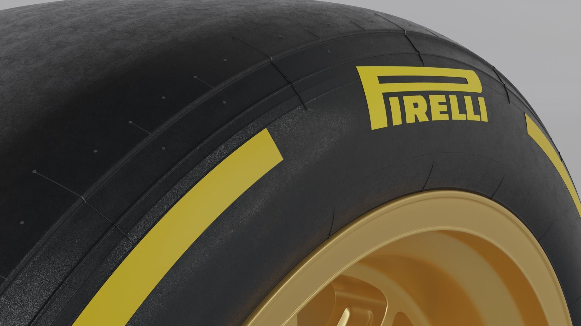 Formula One Wheel 3D model | CGTrader