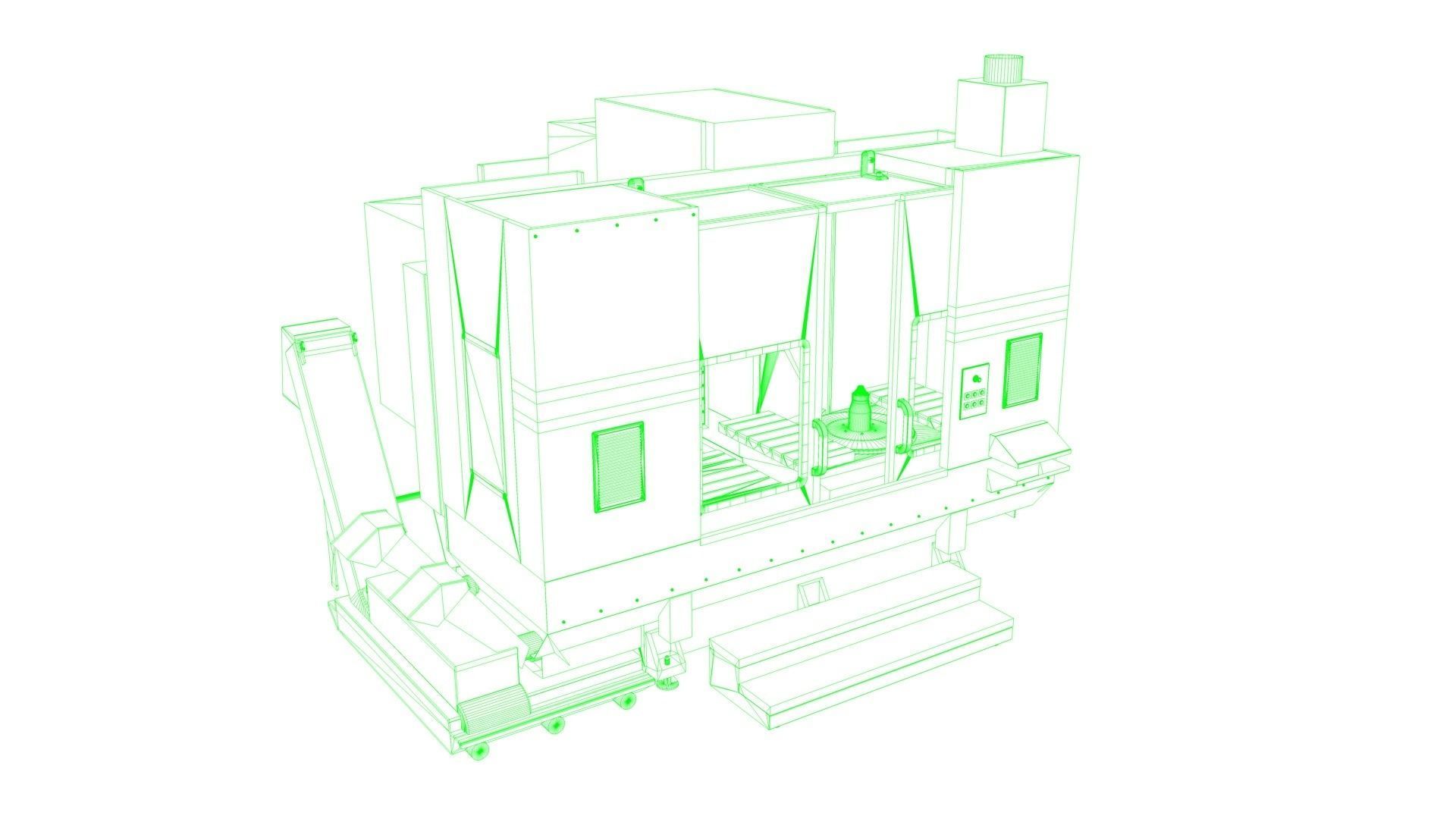 CNC Milling Machine 3D model | CGTrader
