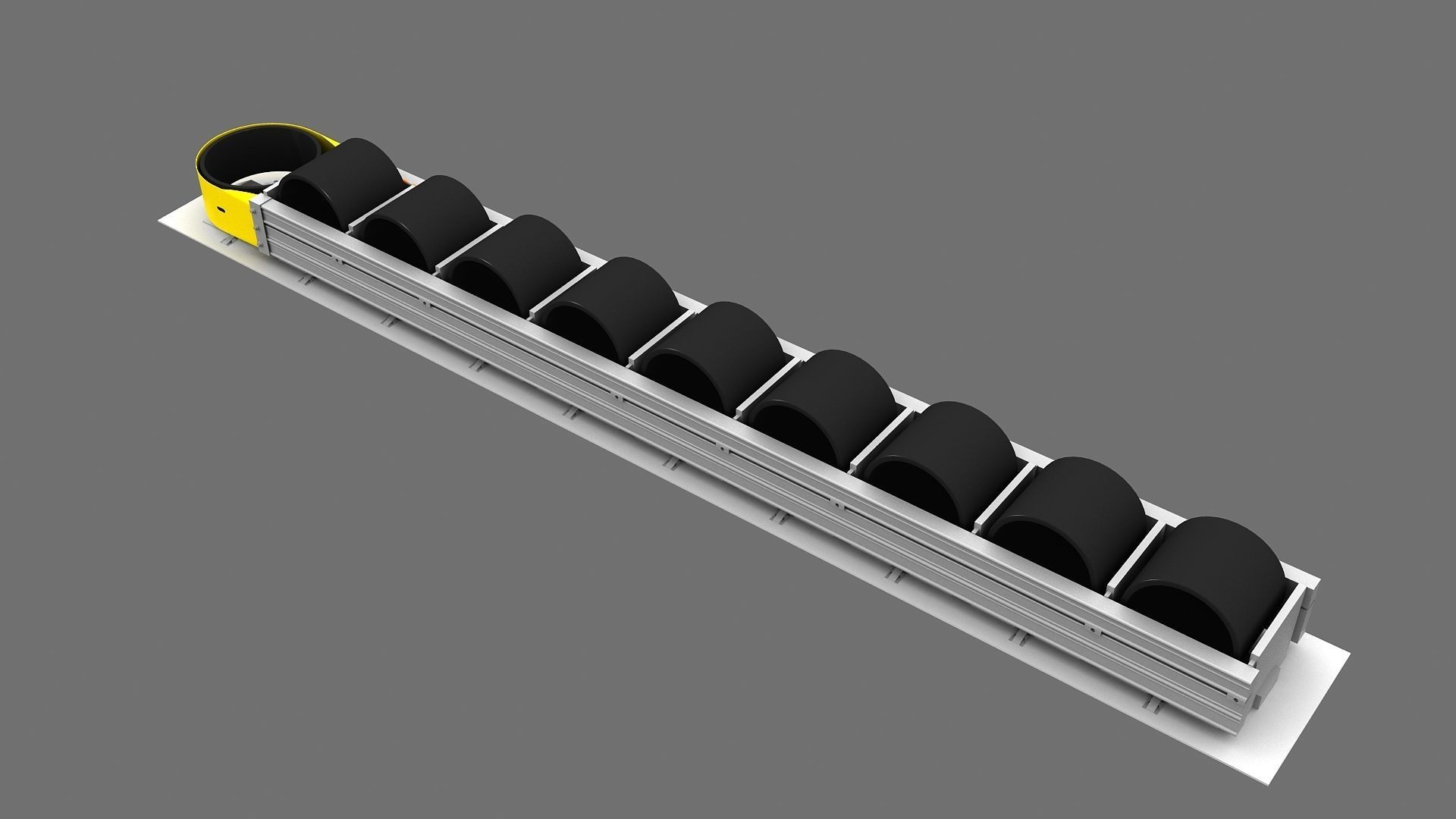 Energy Quad Guard Barrier 3d Model 3D model | CGTrader