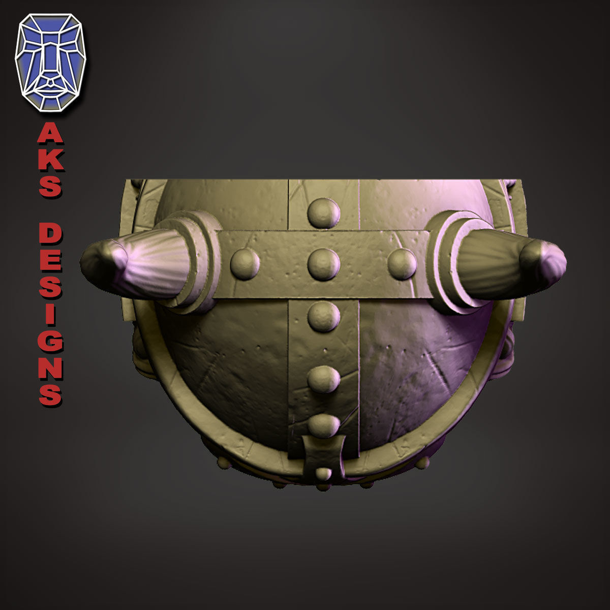 Ancient viking warrior skull v1 Bas relief for wall decoration 3D model ...