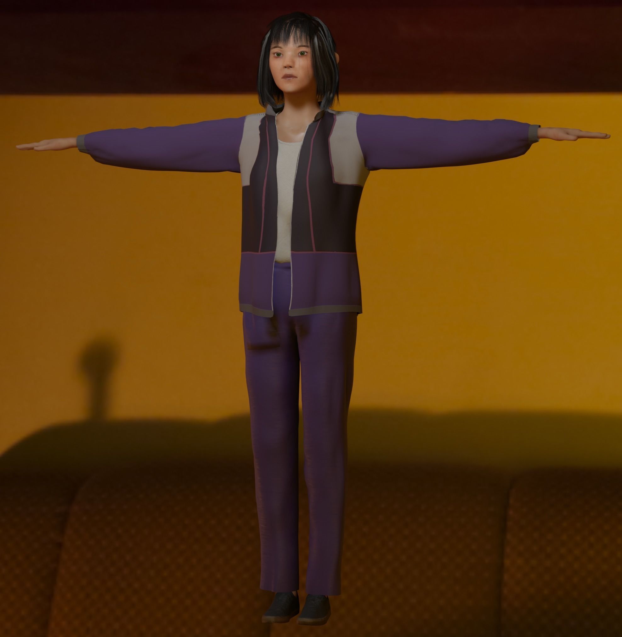 Sport tulpa free VR / AR / low-poly 3D model animated rigged | CGTrader