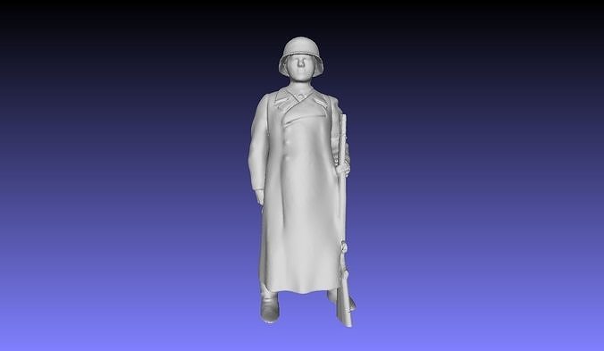 Printle Famous Seargent Schultz 3D model 3D printable | CGTrader