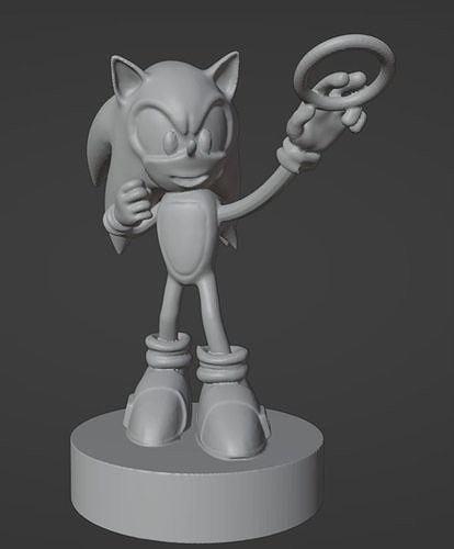 Sonic - 02 3D model 3D printable | CGTrader