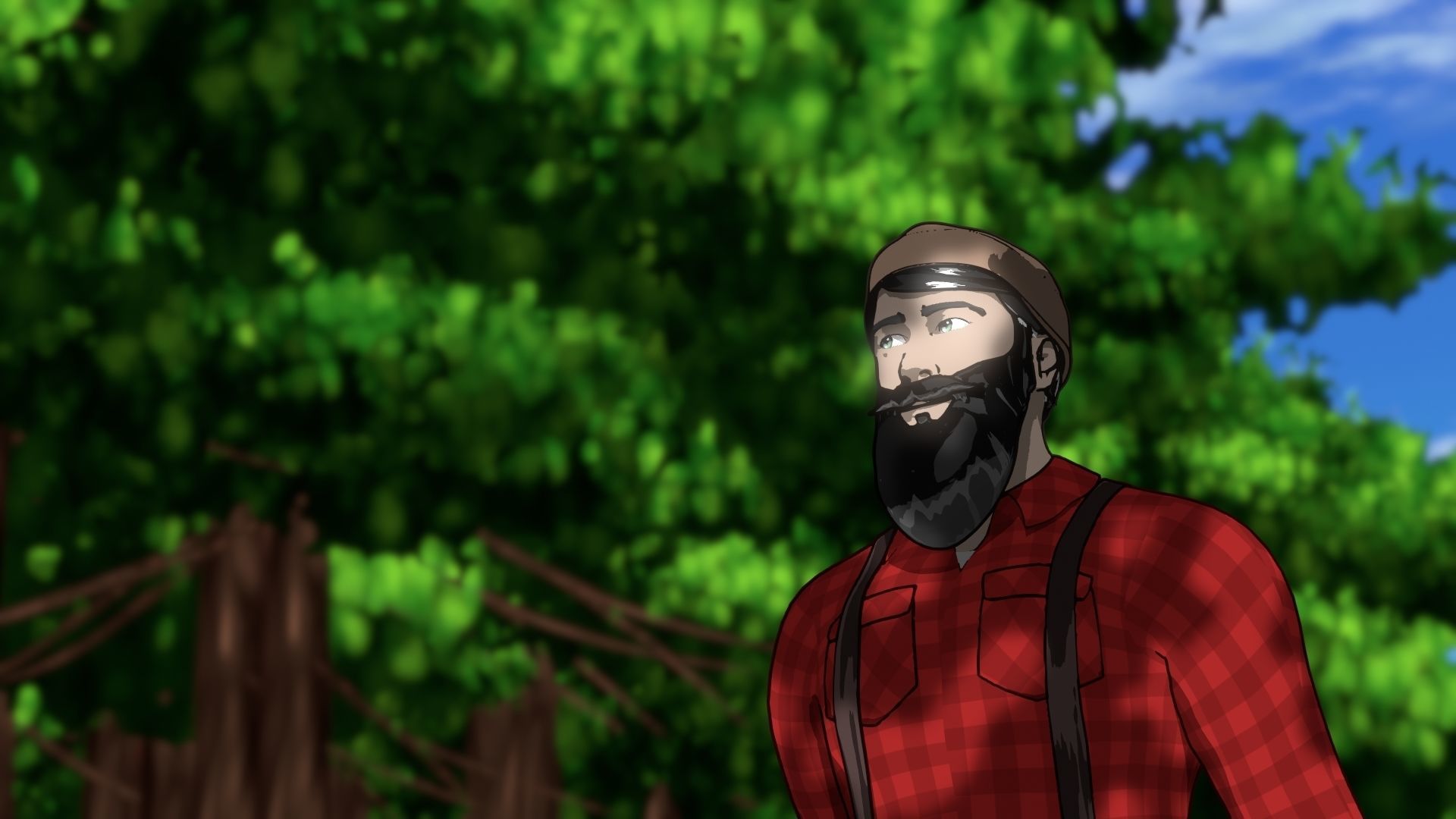 Lumberjack Character 3D model rigged | CGTrader