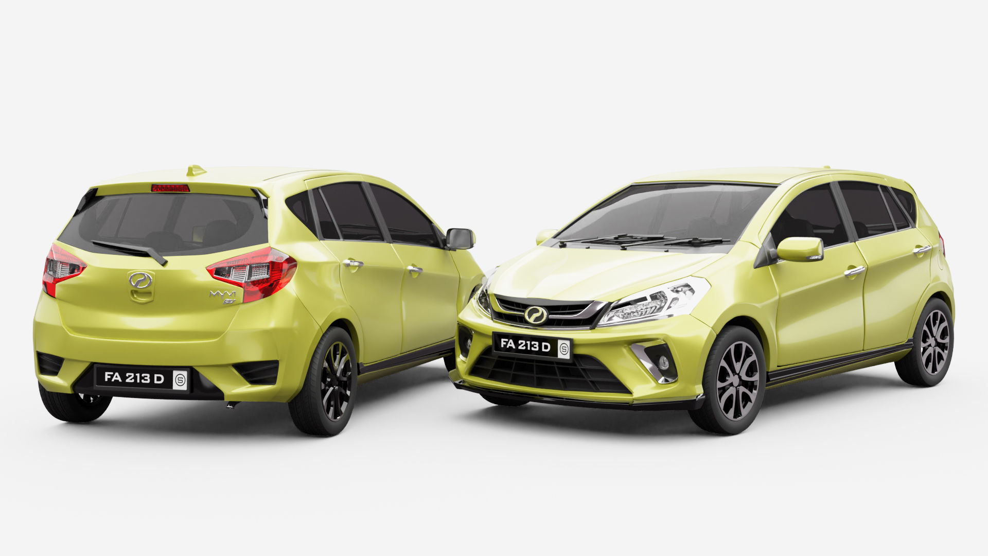 Perodua Myvi G3 3D model | CGTrader