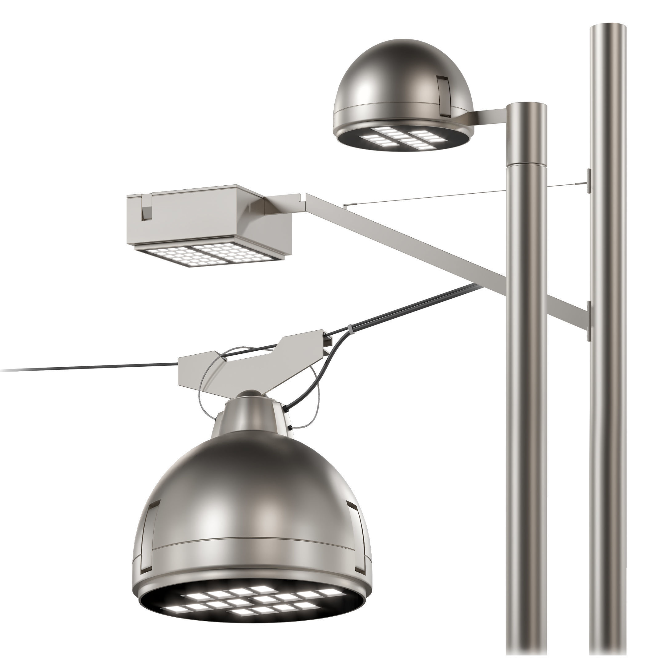 Iguzzini street lights 3D model | CGTrader