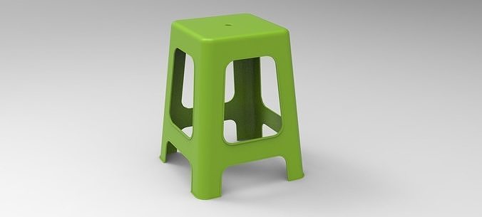 Vietnamese Plastic Chair 3D model | CGTrader