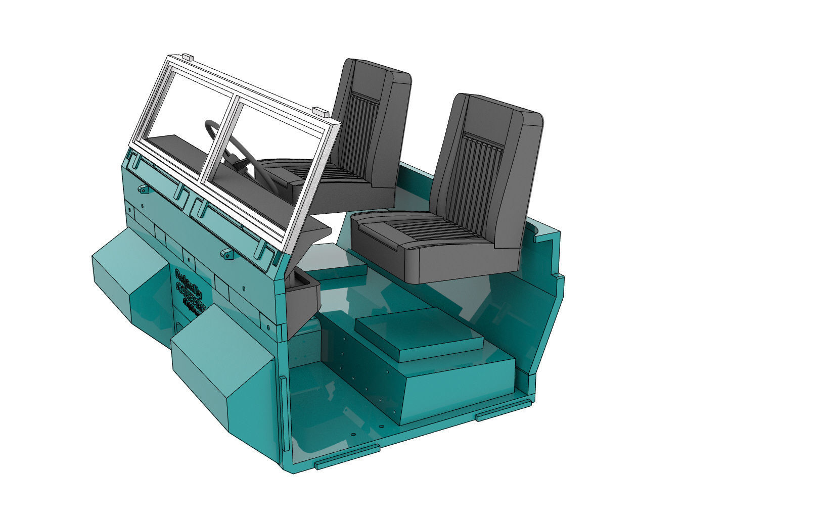 LAND ROVER SERIES 3 HIGH CAPACITY FOR 1 to 10 RC CHASSIS 3D model 3D ...